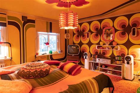 S Bedroom Ideas Groovy Bedroom Retro Bedrooms Retro Living Rooms