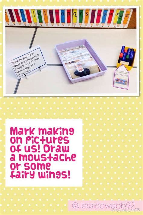 Mark Making On Pictures Of Us Eyfs Mark Making Fine Motor Skills