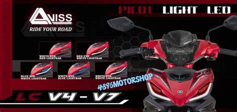 [ Viss ] Yamaha Lc 135 Lc135 V2 V3 V4 V5 V6 V7 Led Front Signal Mata Gaban Position Lamp Light