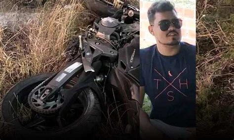 Tristeza Morreu o jovem Thialisson de 26 anos vítima de acidente