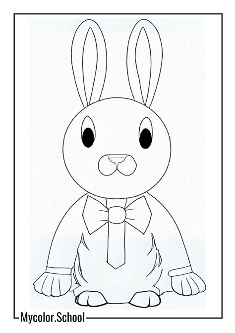 8 Bunny Coloring Pages အရောင်ခြယ်ခြင်း စာမျက်နှာများ အခမဲ့ Printables