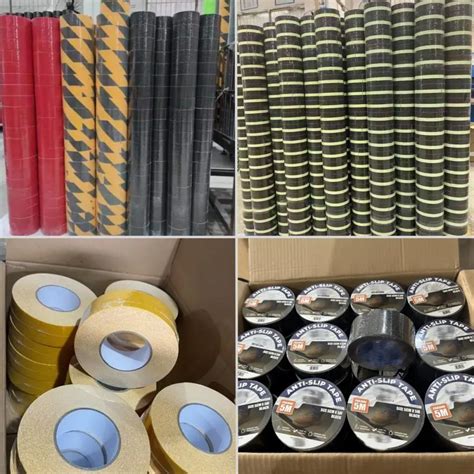 Yellow Reflective Surface Luminous Anti Slip Safety Tape For Stairs
