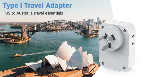 Amazon Com Australia Plug Adapter Tessan Australian Power Adaptor With Outlets Usb