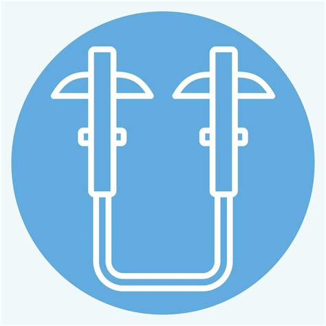 Icon Kama Related To Ninja Symbol Blue Eyes Style Simple Design