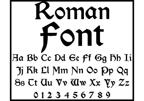 Roman Font Alphabet Svg Fonts Calligraphy Font Font Svg Font