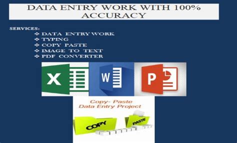 do fastest data entry online data entry copy paste work by