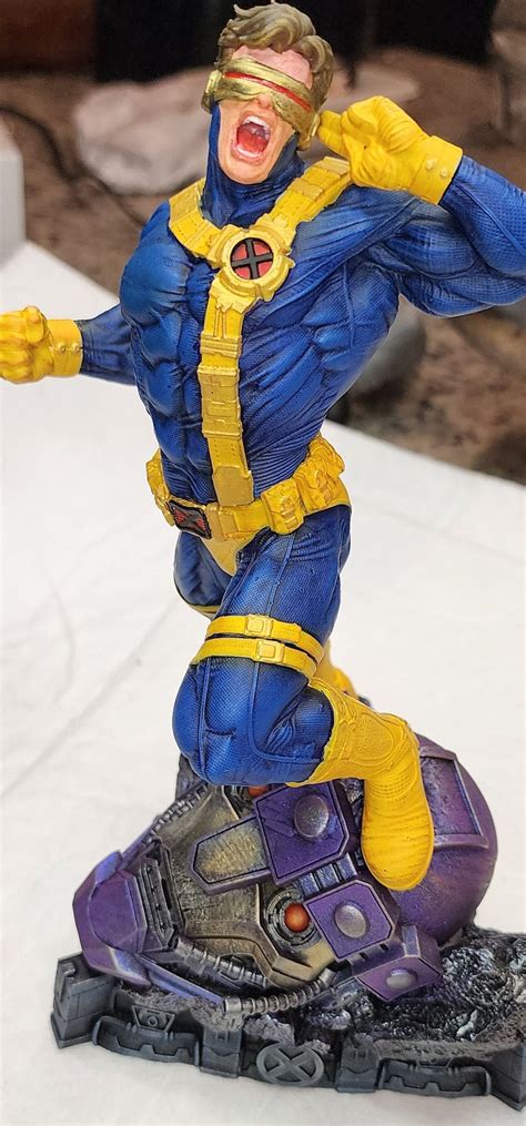 Cyclops Statue 3d Print Resin Printed X Men Etsy