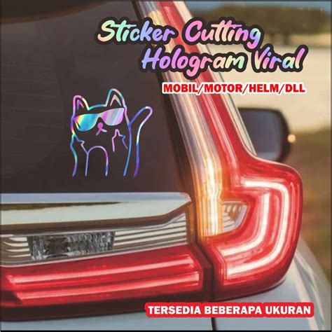 Jual Sticker Cuting Viral Sticker Cutting Viral Bahan Hologram