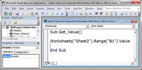 Select Data From Separate Worksheets With Macros VBA In Excel TeachExcel