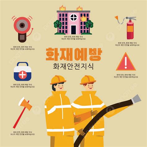 화재 안전 지식 템플릿 도시 벡터 템플릿 Psd 다운로드 디자인 자료 다운로드