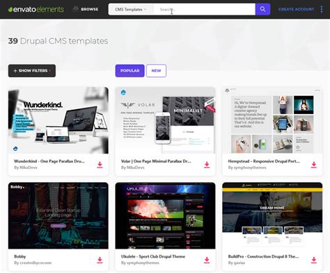 20 Best Drupal 8 9 CMS Themes For 2021 With Responsive Designs