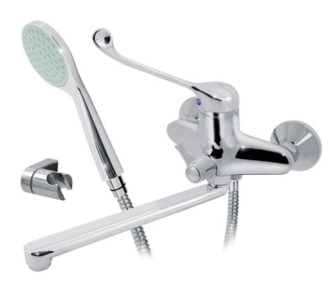 Varion Armaturen 7029713 Смеситель для ванны локтевой с душем излив 40 ...