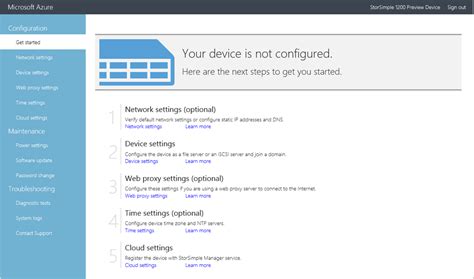 azure storsimple manager the on premises storsimple virtual array image