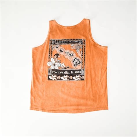 hawaiian islands tank top gem