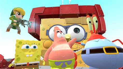 [게리모드] 스폰지밥 뚱이 집게사장님 스폰지 로보밥 징징이는 왜 없지 왜냐면 징징이는 괴담 징징이로 저번에 출연해서 없어요 Youtube