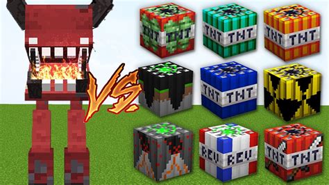 Mutant Strider Vs Every Insane Tnt Experiment In Minecraft Youtube