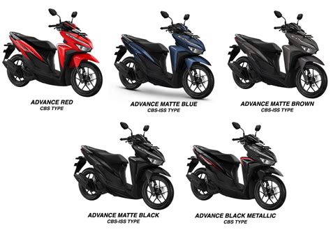 Pilihan Warna Honda Vario 125 Cbs Iss Ide Perpaduan Warna