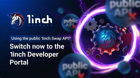 public swap api to be discontinued access 1inch apis via the 1inch