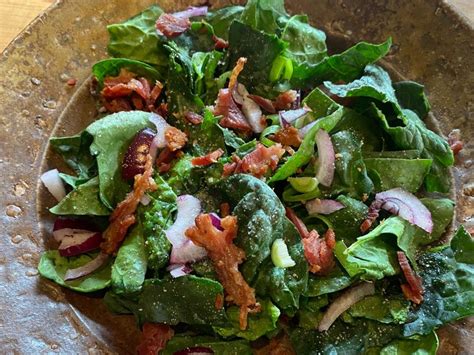 Wilted Spinach Salad Santa Fe Farmers Market Institute