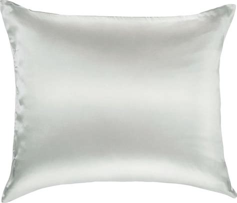 Zijden Kussensloop Maanlicht Licht Grijs MM Glossy Zijden Kussensloop Bol