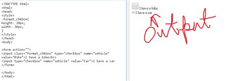 Html Css Increase Checkbox Size Without Increasing Text Size Stack
