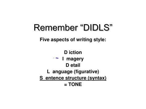 Ppt Remember “didls ” Powerpoint Presentation Free Download Id 1897215