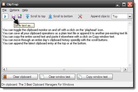 Do You Copy And Paste All Day Manage The Windows Clipboard Better With The Portable Cliptrap