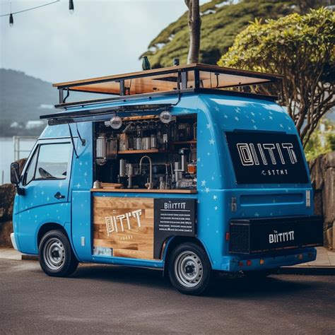Un Tempo De Comida Azul Foto Premium