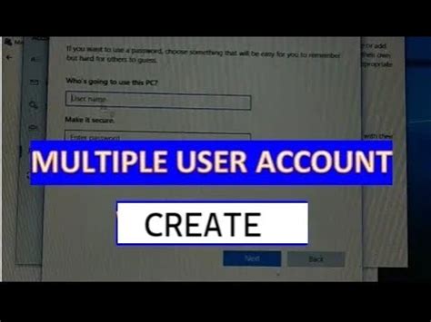 How To Create Multiple User Account In Windows 11 10 YouTube