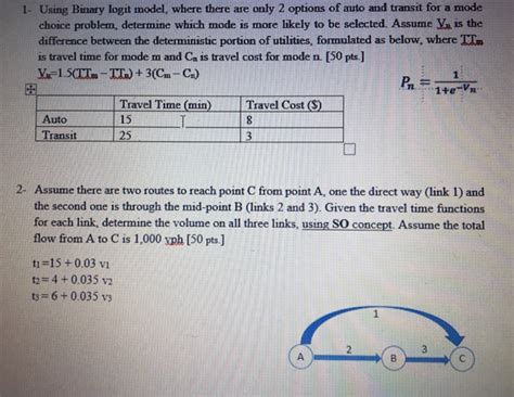solved 1 using binary logit model where there are only 2