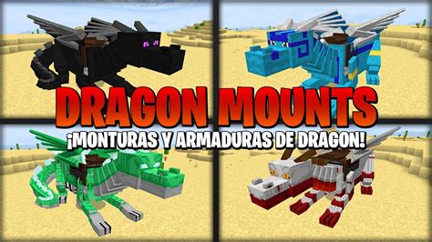 Addon De Dragones Montables Para Minecraft Pebe 119 Dragon Mounts 3