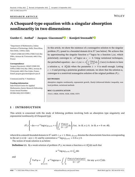 A Choquard Type Equation With A Singular Absorption Nonlinearity In Two