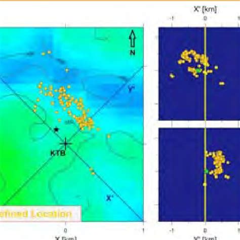 Locations Of Largest Induced Seismic Events Using A Refined Local 3d Download Scientific
