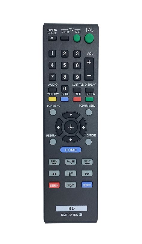 New Vinabty RMTB116A RMT B116A Replaced Remote Fit For Sony BD DVD Disc