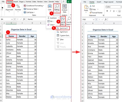 Organize Data In Excel A Complete Guide Exceldemy