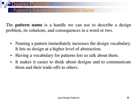 ppt java design patterns powerpoint presentation free download id