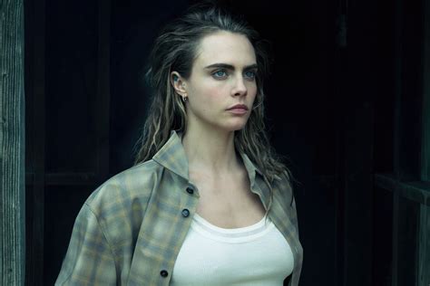 Download Wallpaper Model Actress Model Hair Pose Actress Cara Delevingne Cara Delevingne