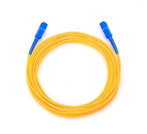 Sc Upc 숫놈 커넥터와 군 Ftth 실내 광 섬유용 패치 코드 케이블