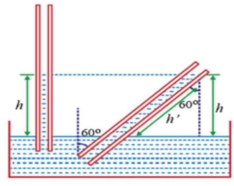 Surface Tension Numerical On Ascent Descent Formula Angle Of Contact