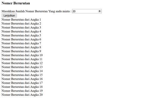 Pengenalan Code For Pada Pemrograman Php Tutorial Dicloud