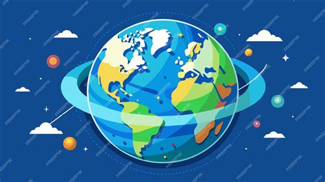 Premium Vector Terrestrial Globe Vector Graphics Illustration Eps