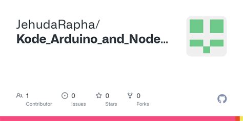 GitHub JehudaRapha Kode Arduino And Nodemcu