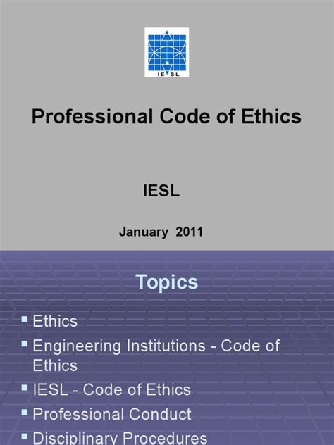 PDF CODE OF ETHICS1 Ppt DOKUMEN TIPS
