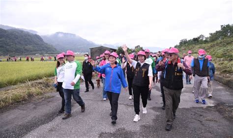 2021花蓮柚遊暖心大步走幸福193健走活動 徐榛蔚與鄉親漫步 享受清新好空氣