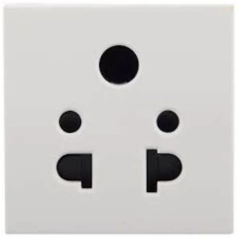 6 A White Electric Socket 5 Pin 240 V At ₹ 320piece In Surat Id