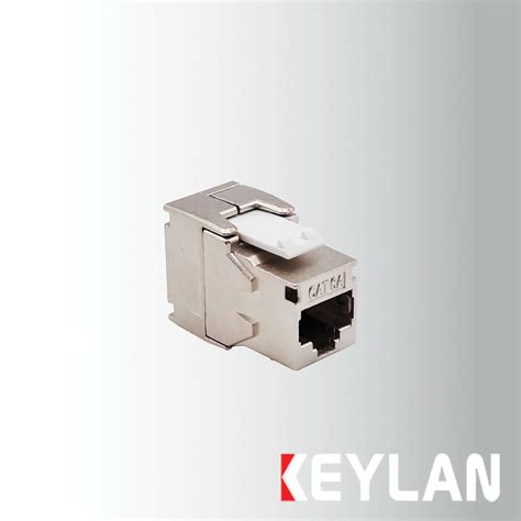 FTP CAT 6A RJ45 Tool Less Jack Keystone Cable