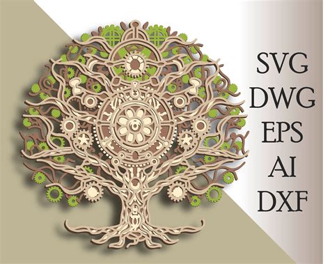 Tree Of Life Multilayer SVG Tree Of Life Cut File D Layer Etsy