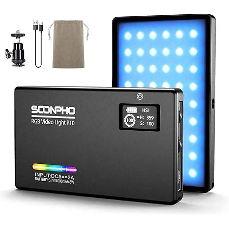 Boling BL-P1 LED Vidéo Lumière de Poche Eclairage 2500-8500K 12W LED ...