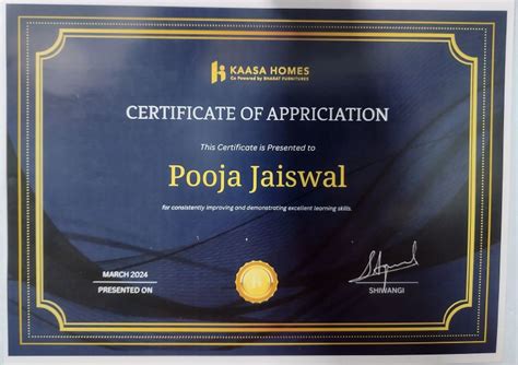 Pooja Jaiswal On Linkedin Latepost Appreciation Recognition