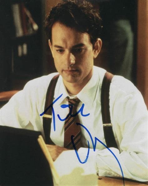 Tom Hanks Signed Autograph 8x10 Photo Forrest Gump Cast Away The